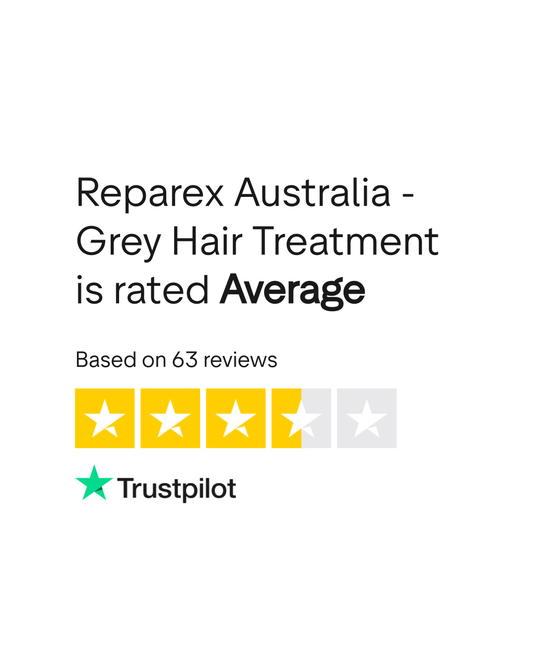 Reparex Australia - Grey Hair Treatment Reviews | Read Customer Service ...