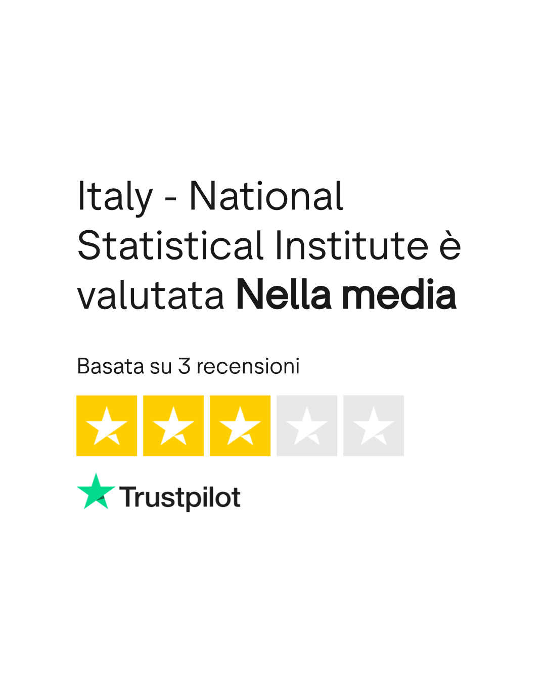 Italy - National Statistical Institute | Leggi le recensioni dei ...