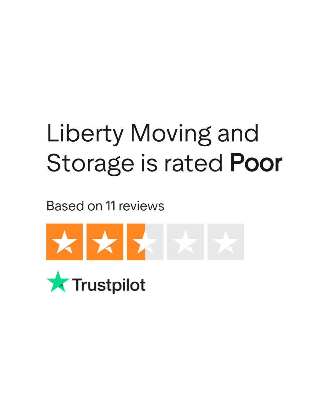 Liberty Moving and Storage Reviews | Read Customer Service Reviews of ...