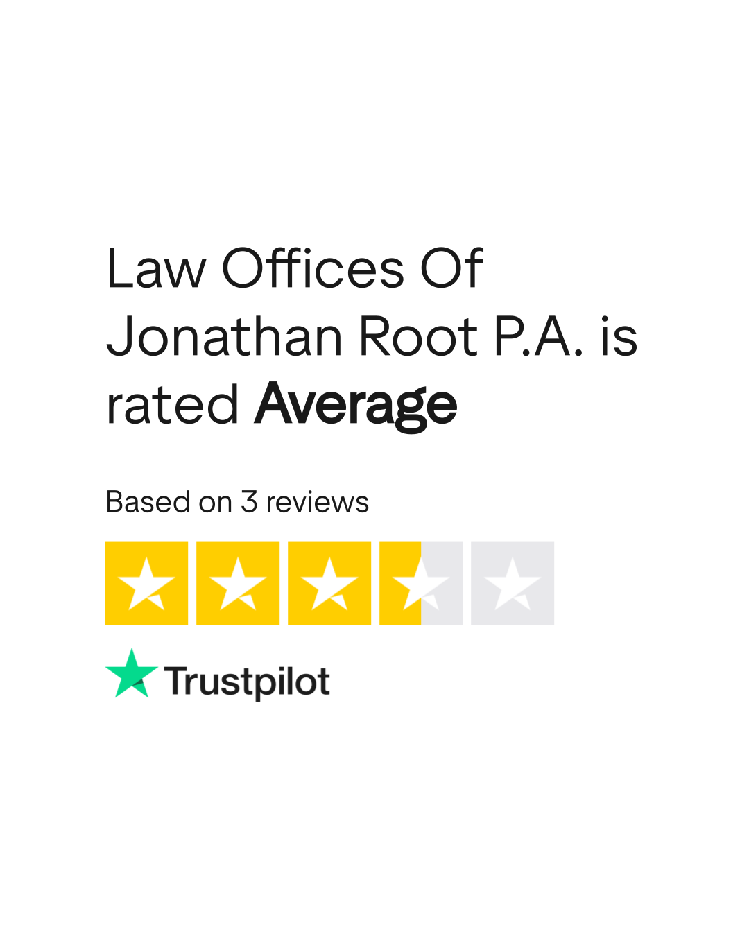Law Offices Of Jonathan Root P.A. Reviews | Read Customer Service ...