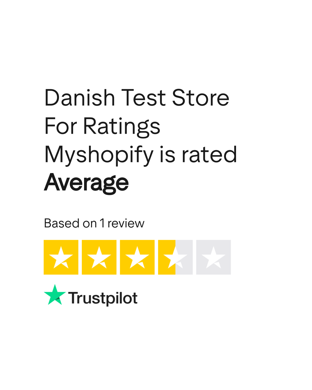 Danish Test Store For Ratings Myshopify Reviews | Read Customer Service ...