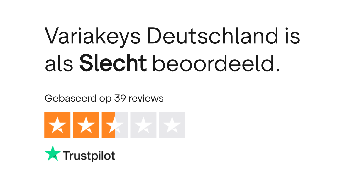 Variakeys Deutschland reviews | Bekijk consumentenreviews over www.variakeys.de