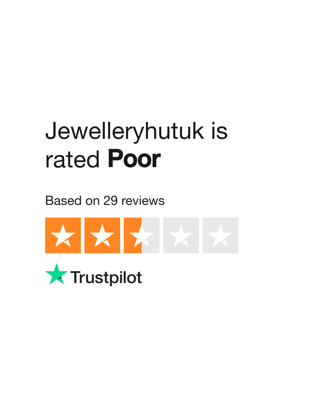 The jewel hut trustpilot store