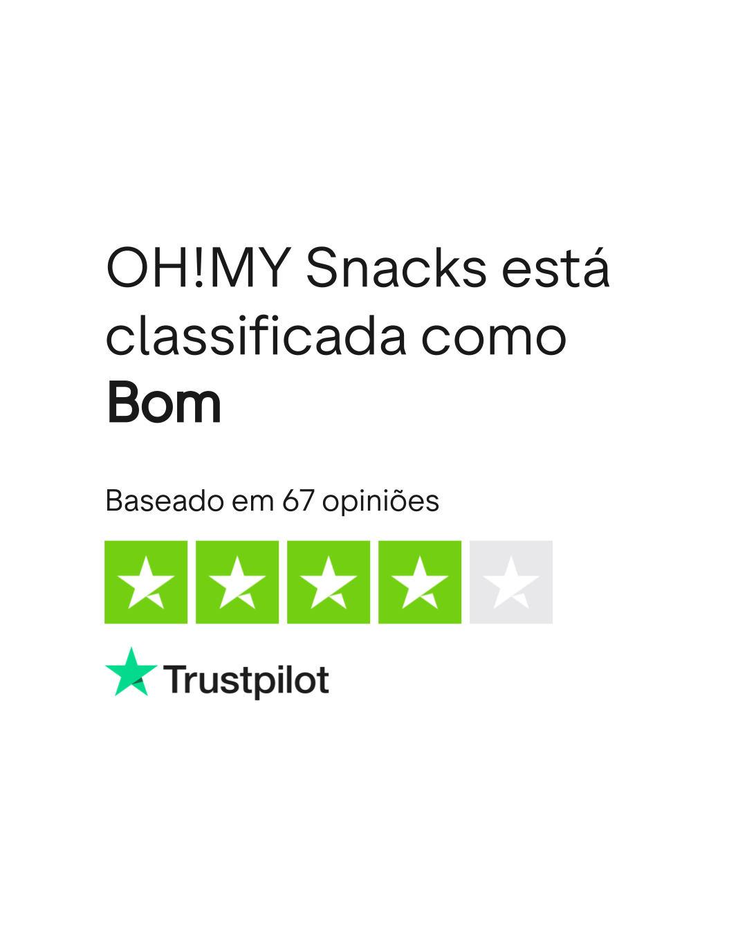 Opiniões sobre OH!MY Snacks | Leia opiniões sobre o serviço de ...