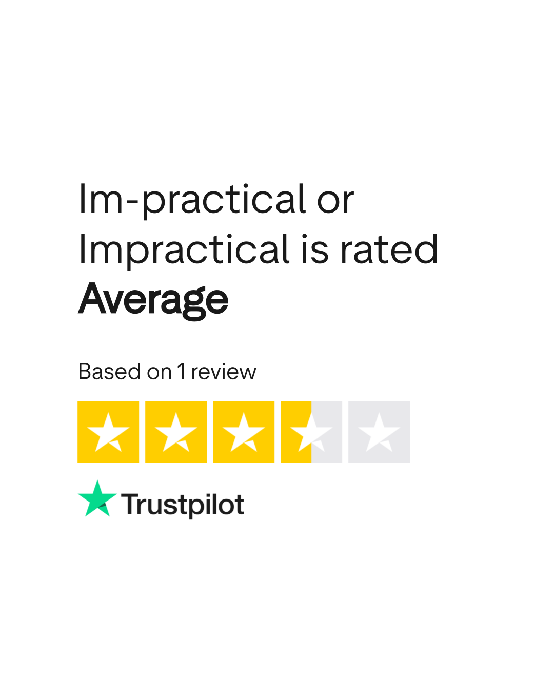 Im-practical or Impractical Reviews | Read Customer Service Reviews of ...