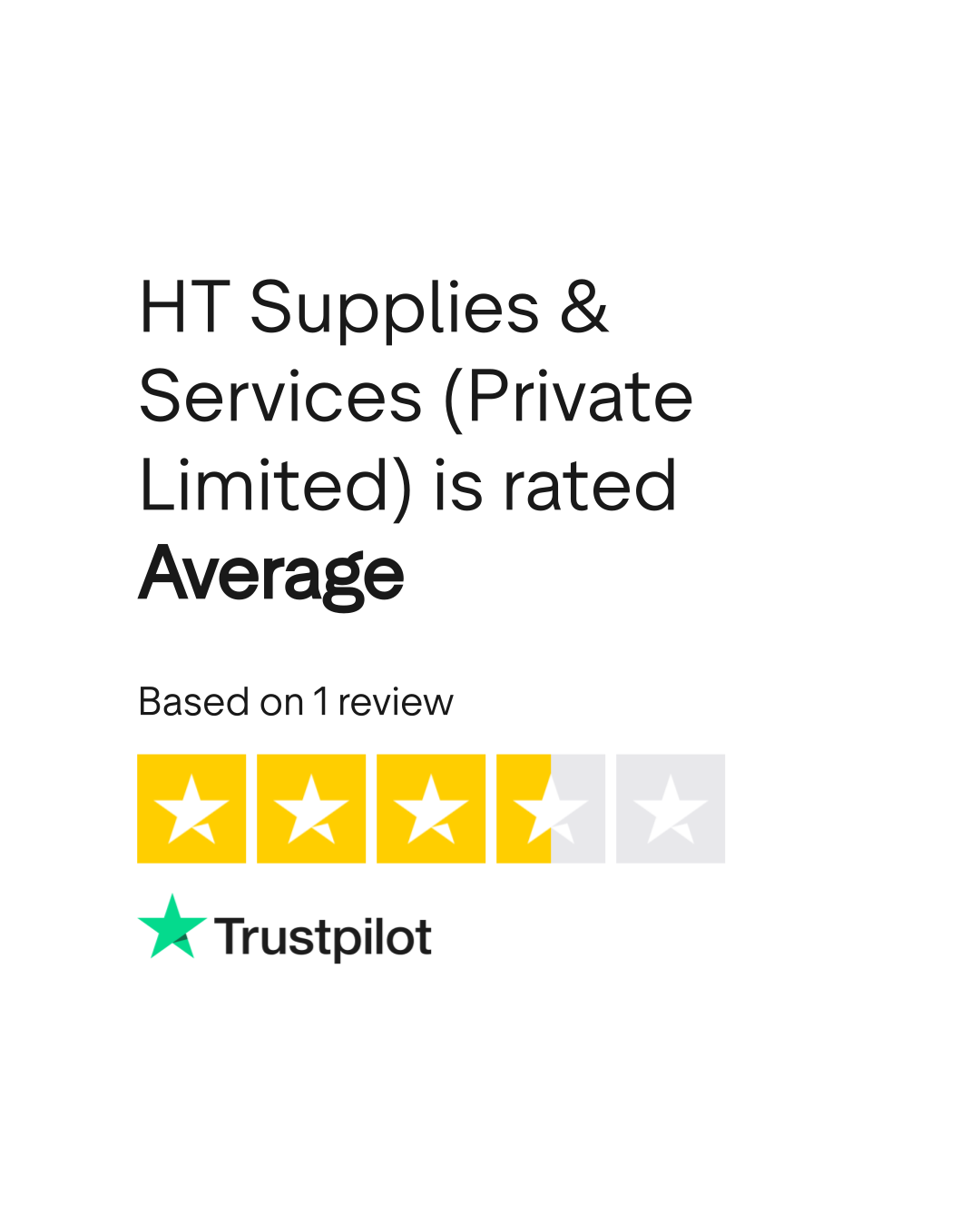 HT Supplies & Services (Private Limited) Reviews | Read Customer ...