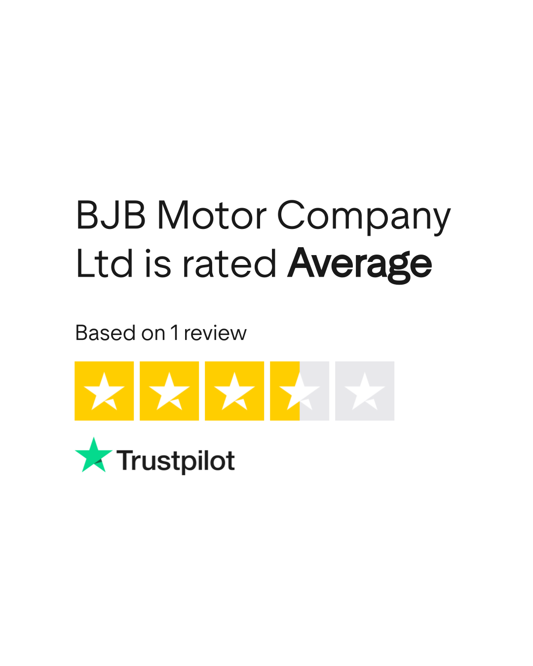 BJB Motor Company Ltd Reviews | Read Customer Service Reviews of ...