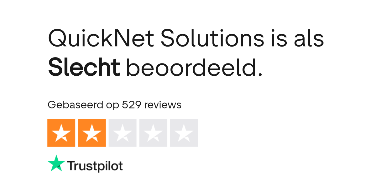 QuickNet Solutions reviews | Bekijk consumentenreviews over ...