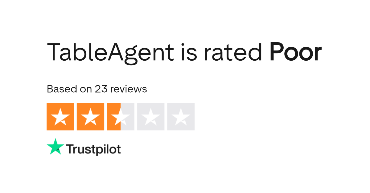 TableAgent Reviews | Read Customer Service Reviews of tableagent.com