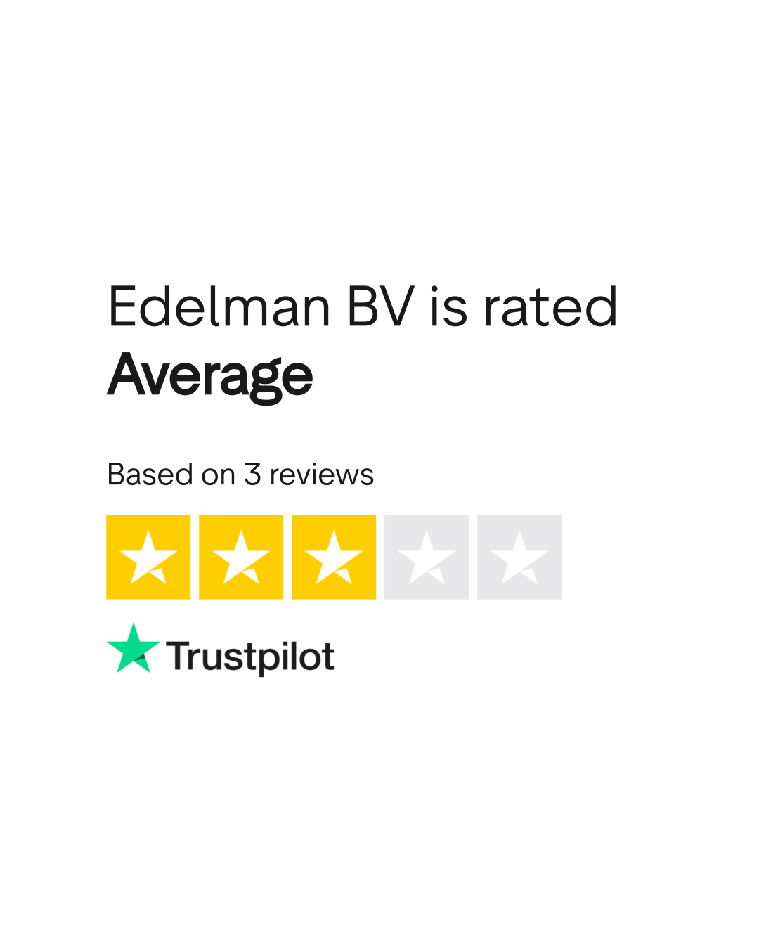 Edelman BV Reviews | Read Customer Service Reviews of edelman.nl