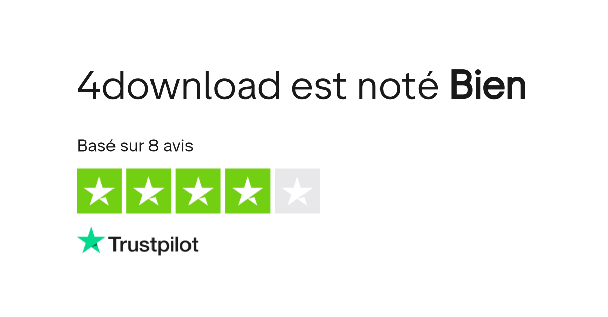 Avis de 4download | Lisez les avis marchands de 4download.net
