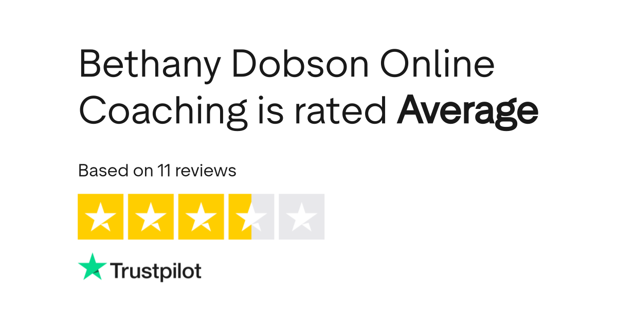 Bethany Dobson Online Coaching Reviews | Read Customer Service Reviews ...