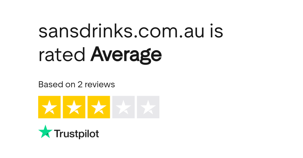 sansdrinks.com.au Reviews | Read Customer Service Reviews of sansdrinks.com.au