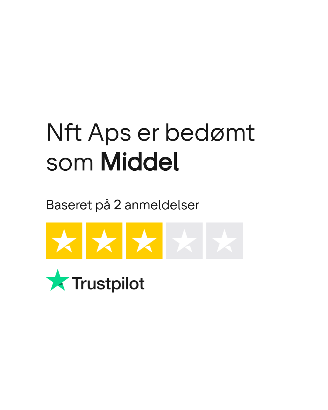 Anmeldelser af Nft Aps | Læs kundernes anmeldelser af nft-aps.dk