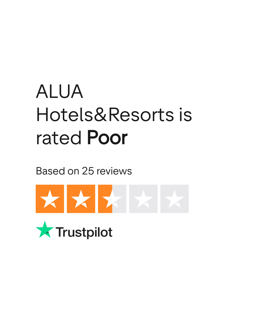 ALUA Hotels&Resorts Reviews | Read Customer Service Reviews of ...