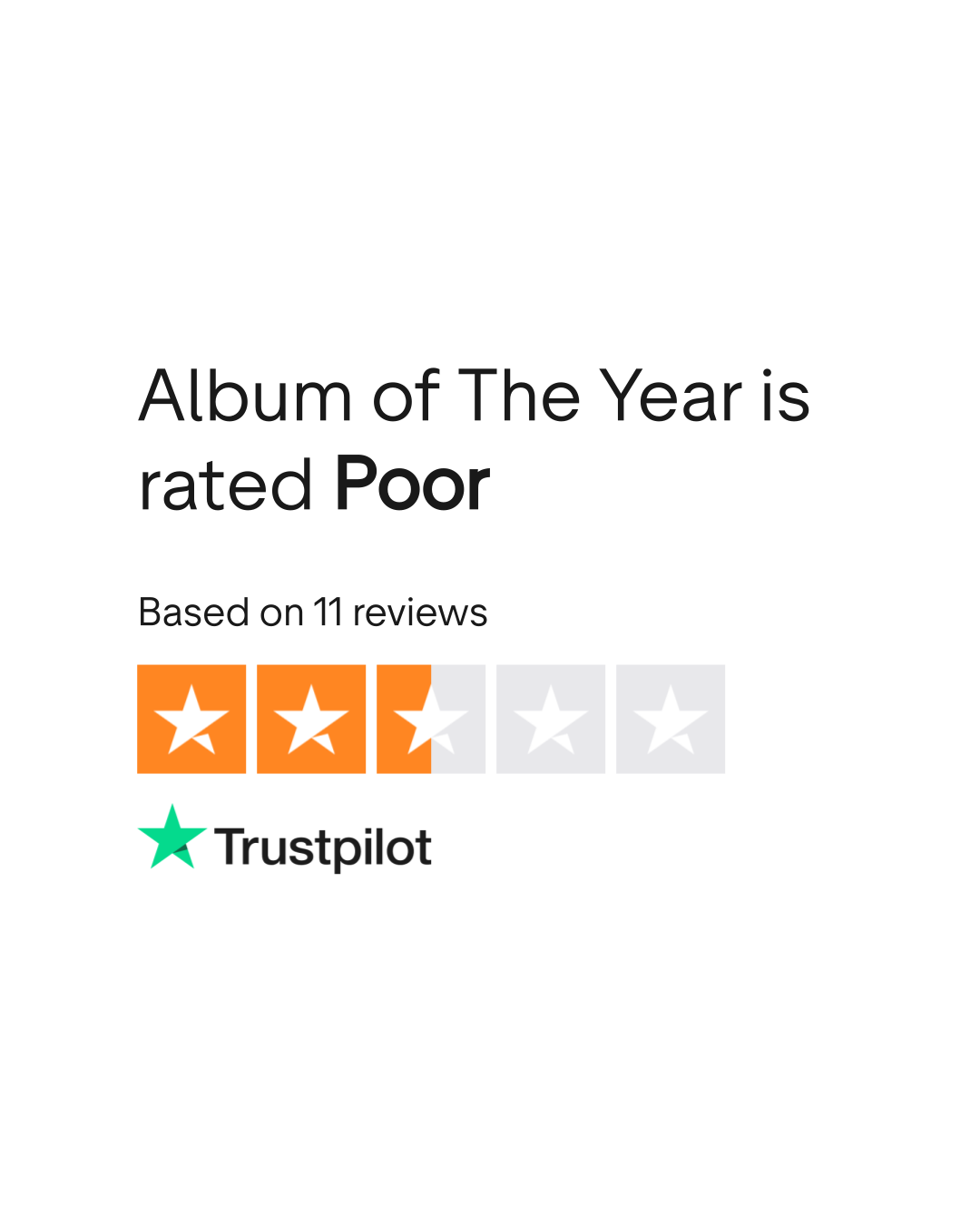 Album of The Year Reviews | Read Customer Service Reviews of ...