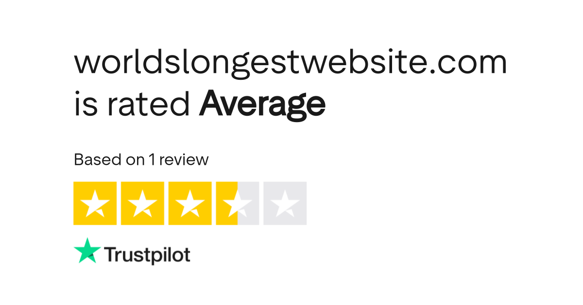 worldslongestwebsite.com Reviews | Read Customer Service Reviews of ...