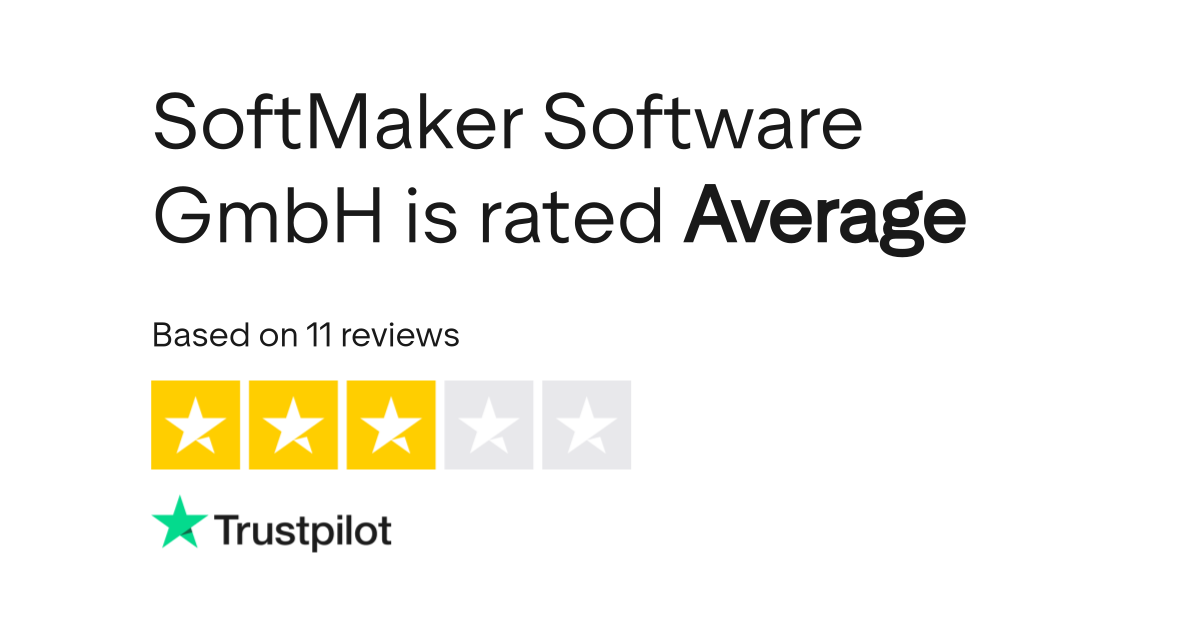 SoftMaker Software GmbH Reviews | Read Customer Service Reviews of ...