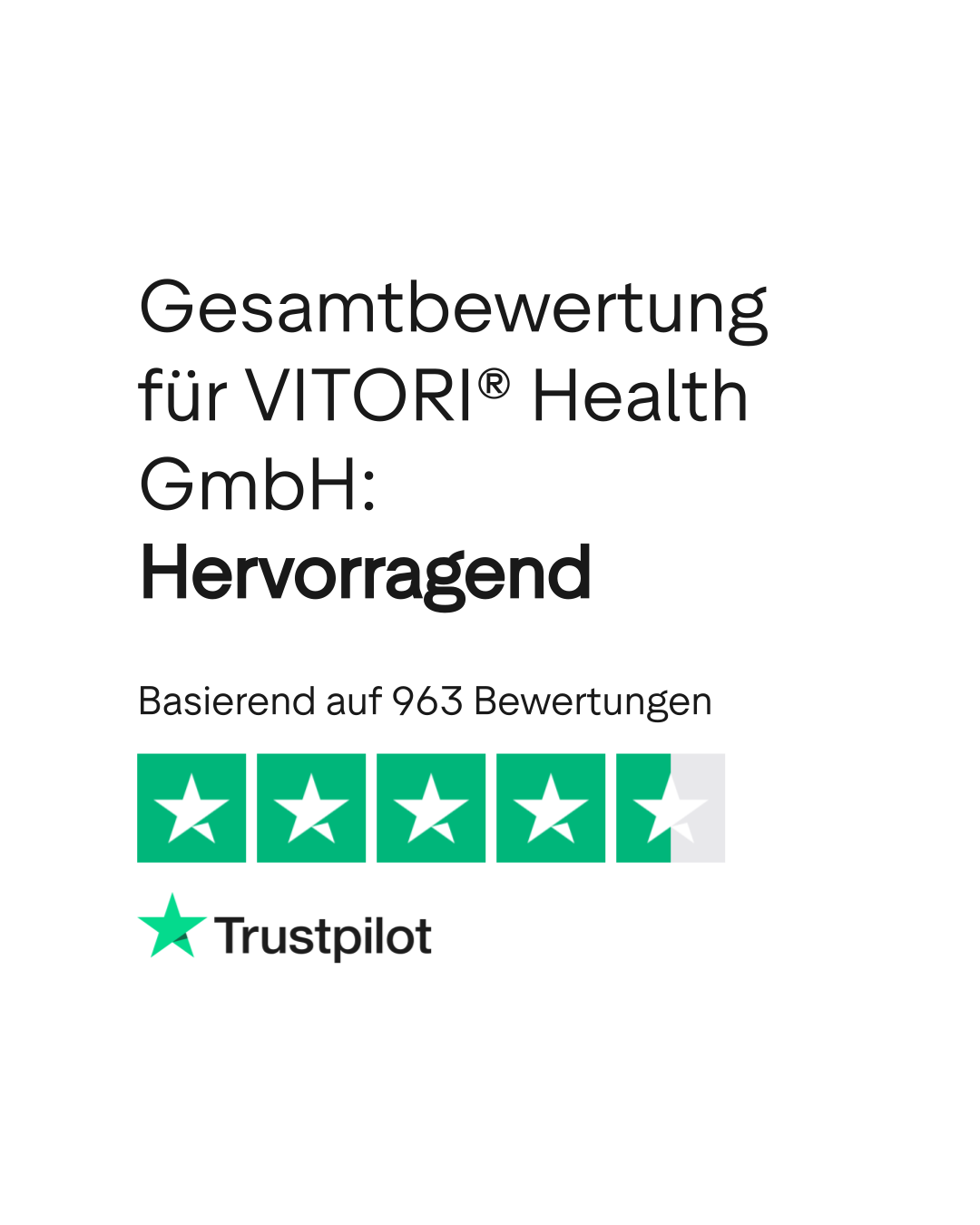 Bewertungen zu VITORI® Health GmbH | Lesen Sie Kundenbewertungen zu www ...