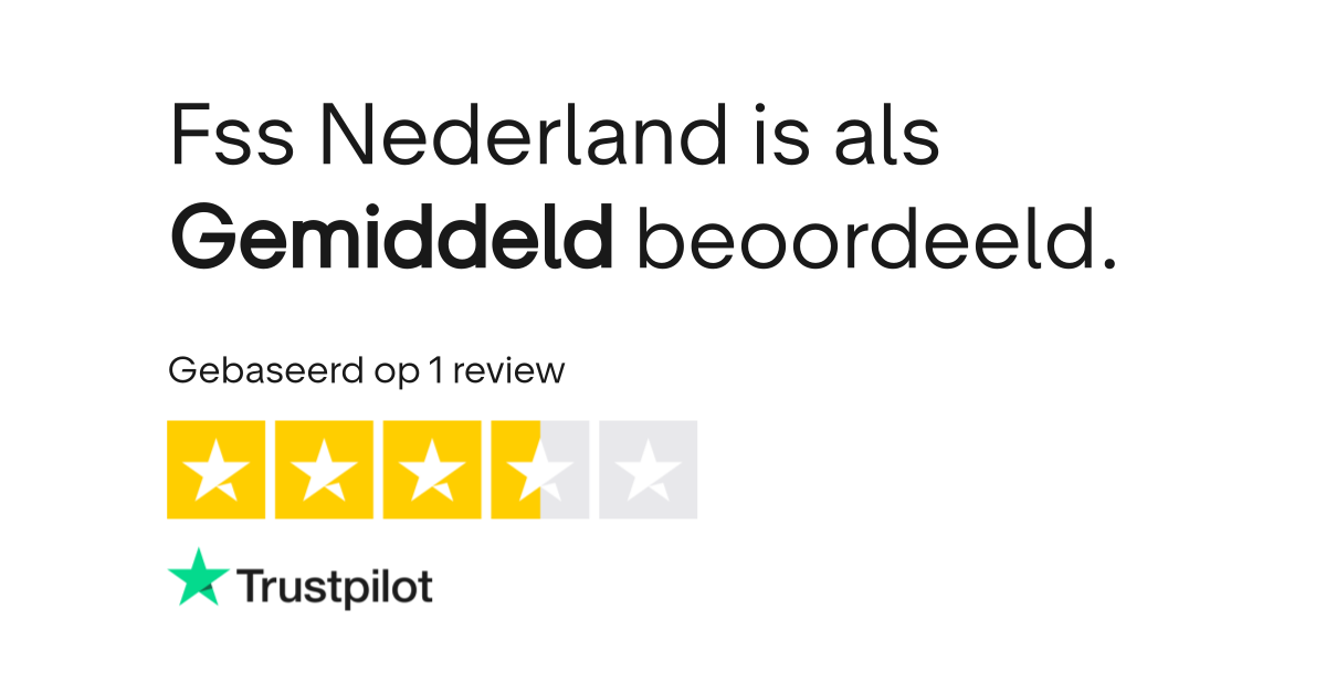 Fss Nederland reviews | Bekijk consumentenreviews over fss-nederland.nl