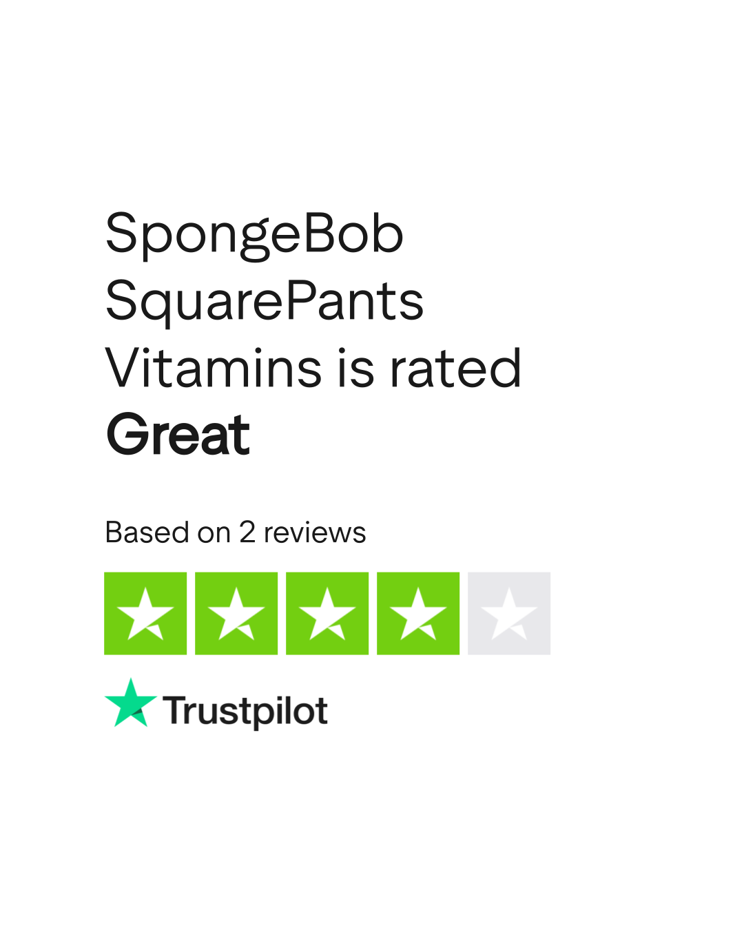 SpongeBob SquarePants Vitamins Reviews | Read Customer Service Reviews ...