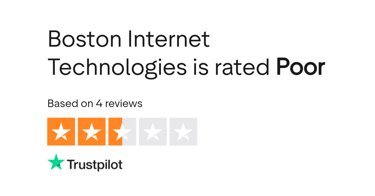 Boston Internet Technologies Reviews | Read Customer Service Reviews of ...