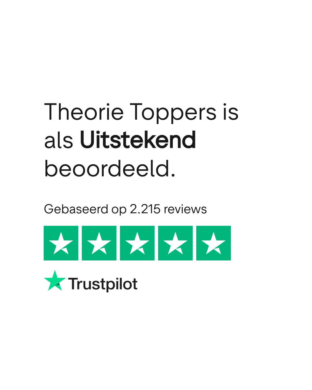 Theorie Toppers reviews | Bekijk consumentenreviews over theorietoppers.nl