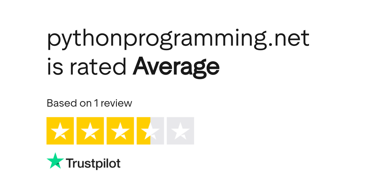 pythonprogramming.net Reviews | Read Customer Service Reviews of ...