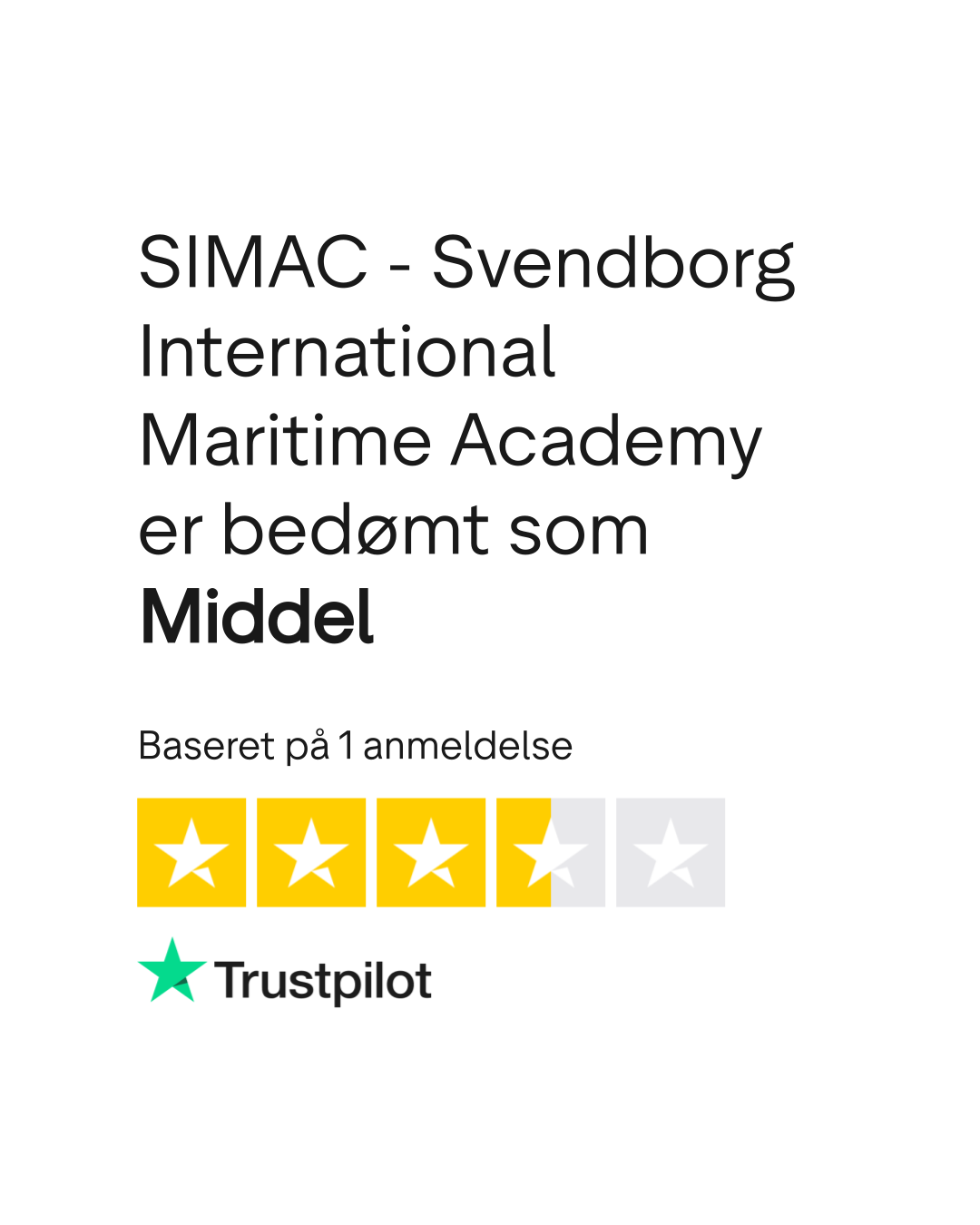 Anmeldelser af SIMAC - Svendborg International Maritime Academy | Læs ...