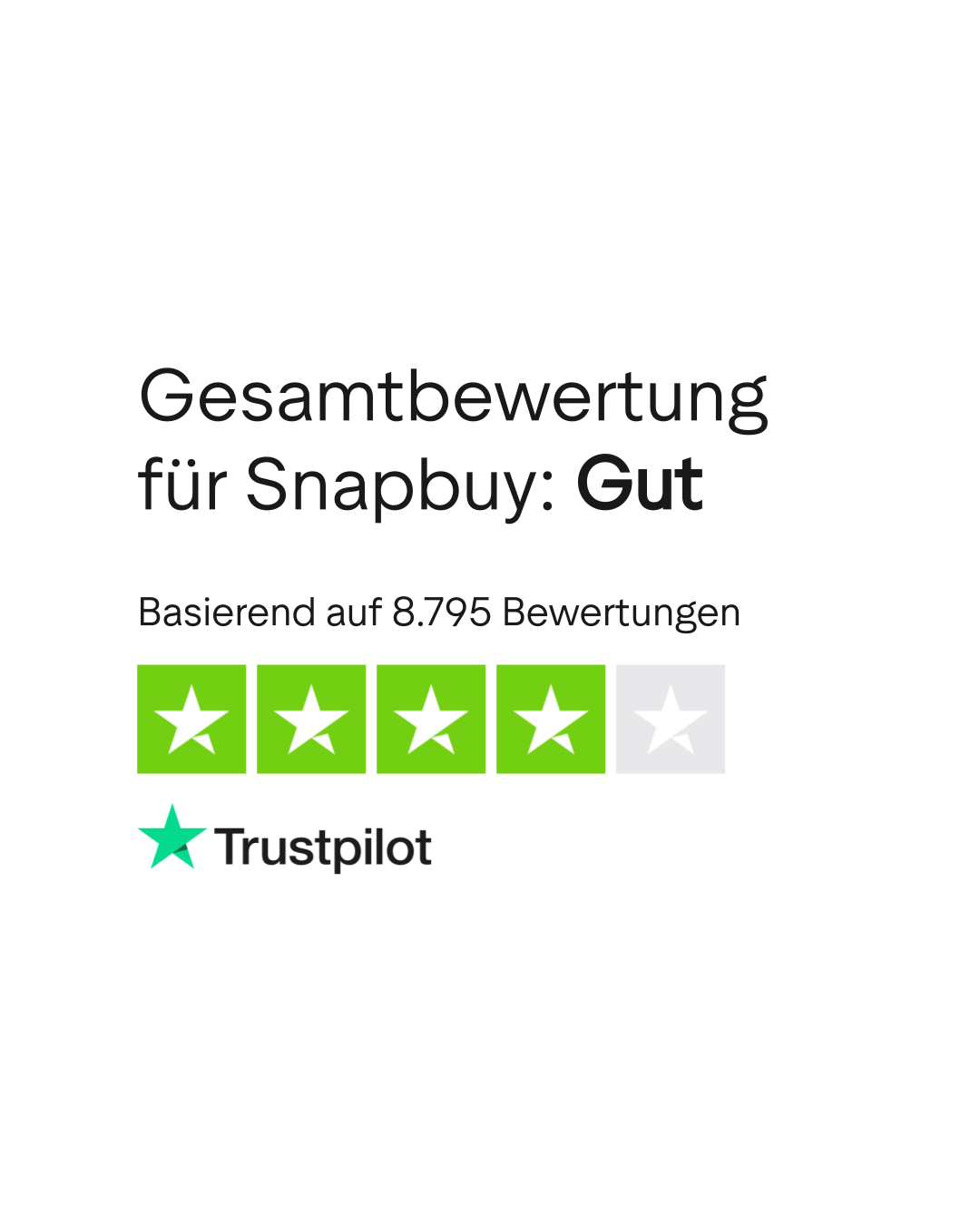 Bewertungen zu Snapbuy | Lesen Sie Kundenbewertungen zu snapbuy.net
