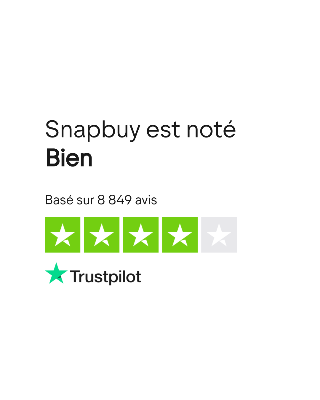 Avis de Snapbuy | Lisez les avis marchands de snapbuy.net