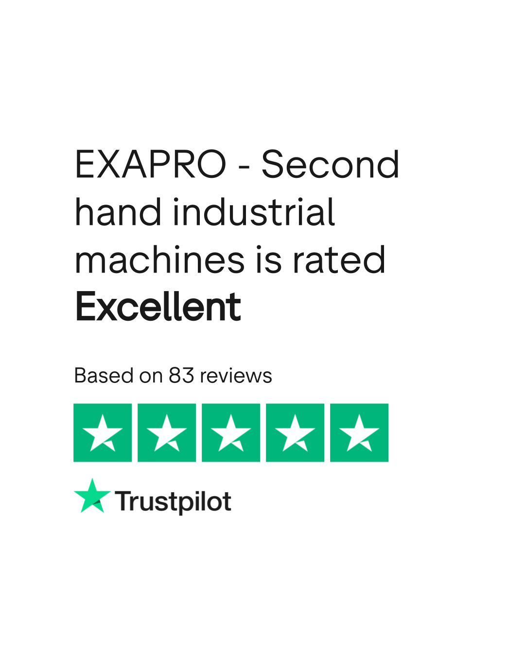 EXAPRO - Second hand industrial machines Reviews | Read Customer ...