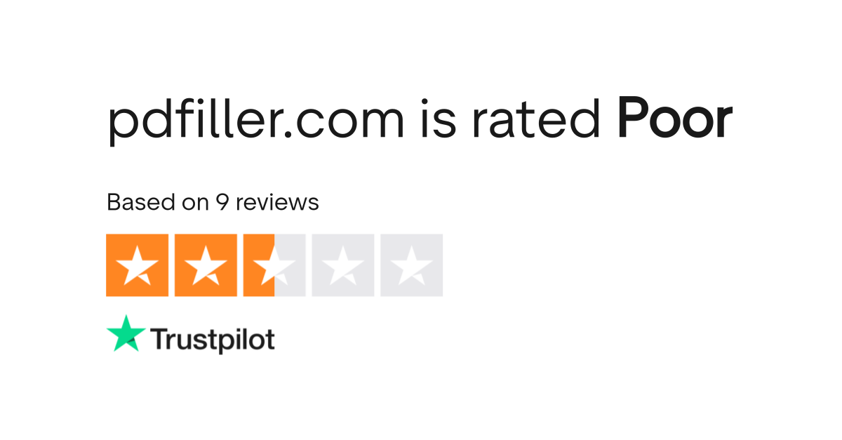 pdfiller.com Reviews | Read Customer Service Reviews of pdfiller.com