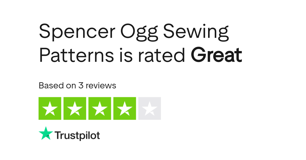 Spencer Ogg Sewing Patterns Reviews | Read Customer Service Reviews of ...