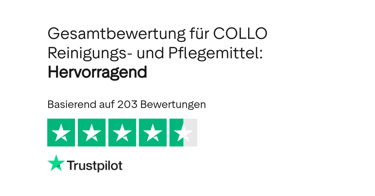Bewertungen zu COLLO Reinigungs- und Pflegemittel | Lesen Sie ...