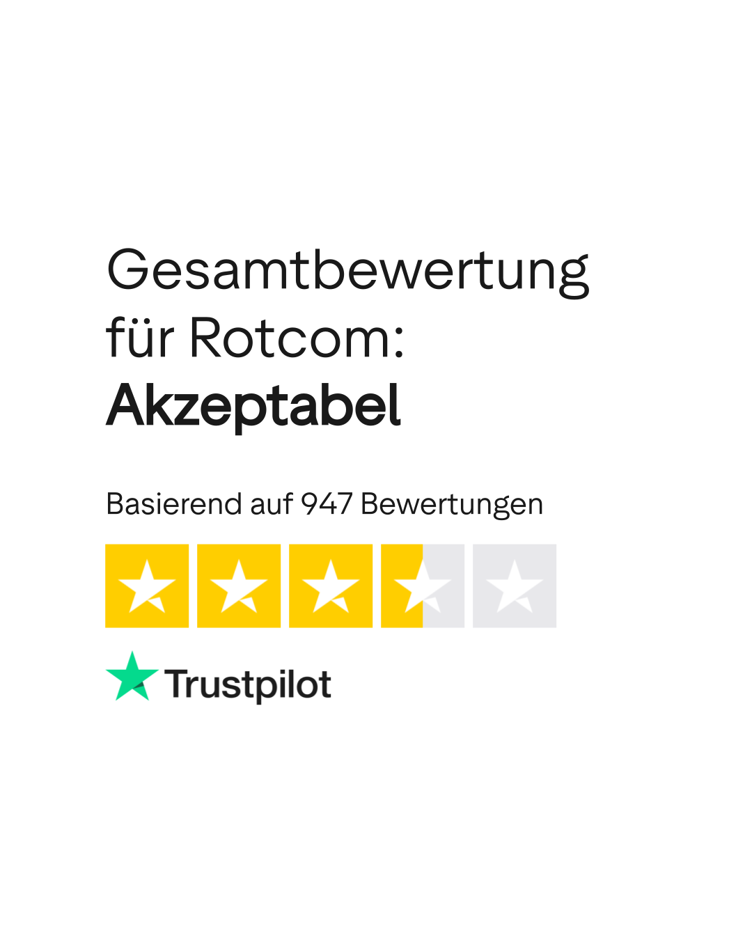 Bewertungen zu Rotcom | Lesen Sie Kundenbewertungen zu rotcom.de