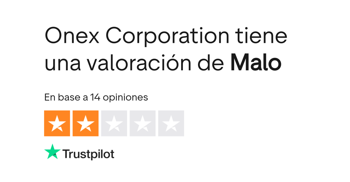 Opiniones sobre Onex Corporation | Lee las opiniones sobre el servicio ...