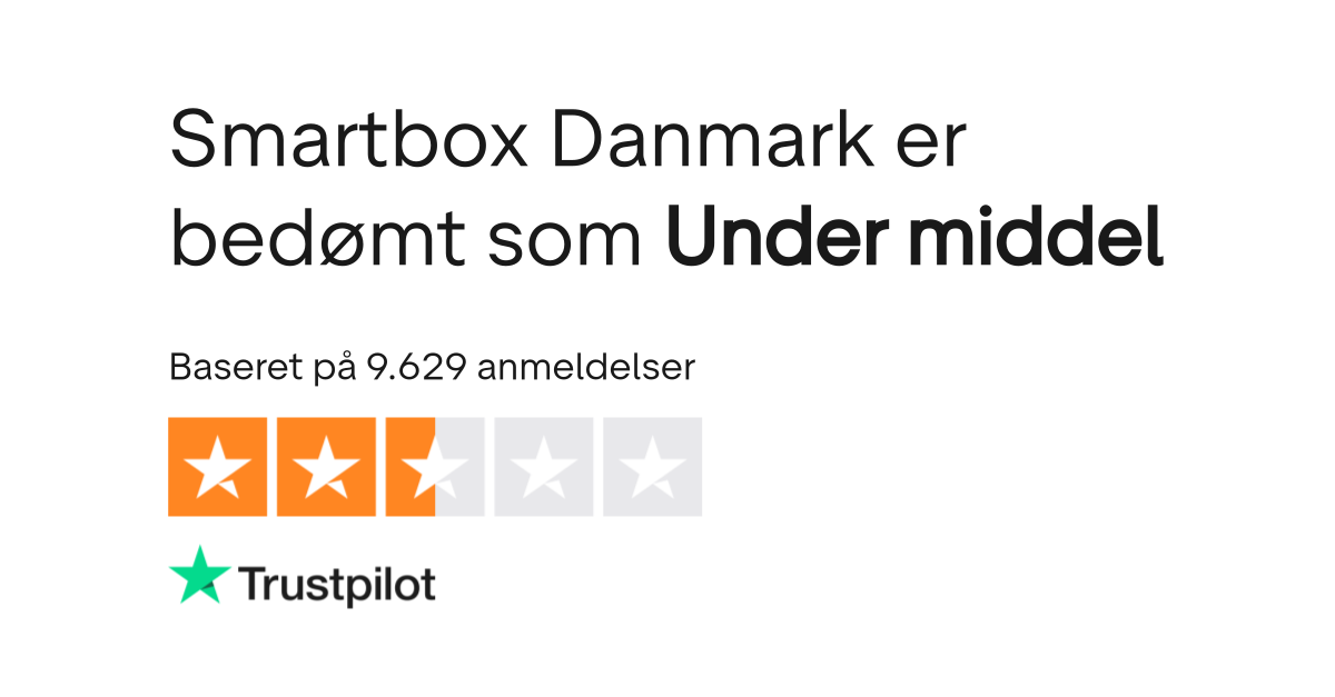 Anmeldelser af Smartbox Danmark | Læs kundernes anmeldelser af smartbox ...