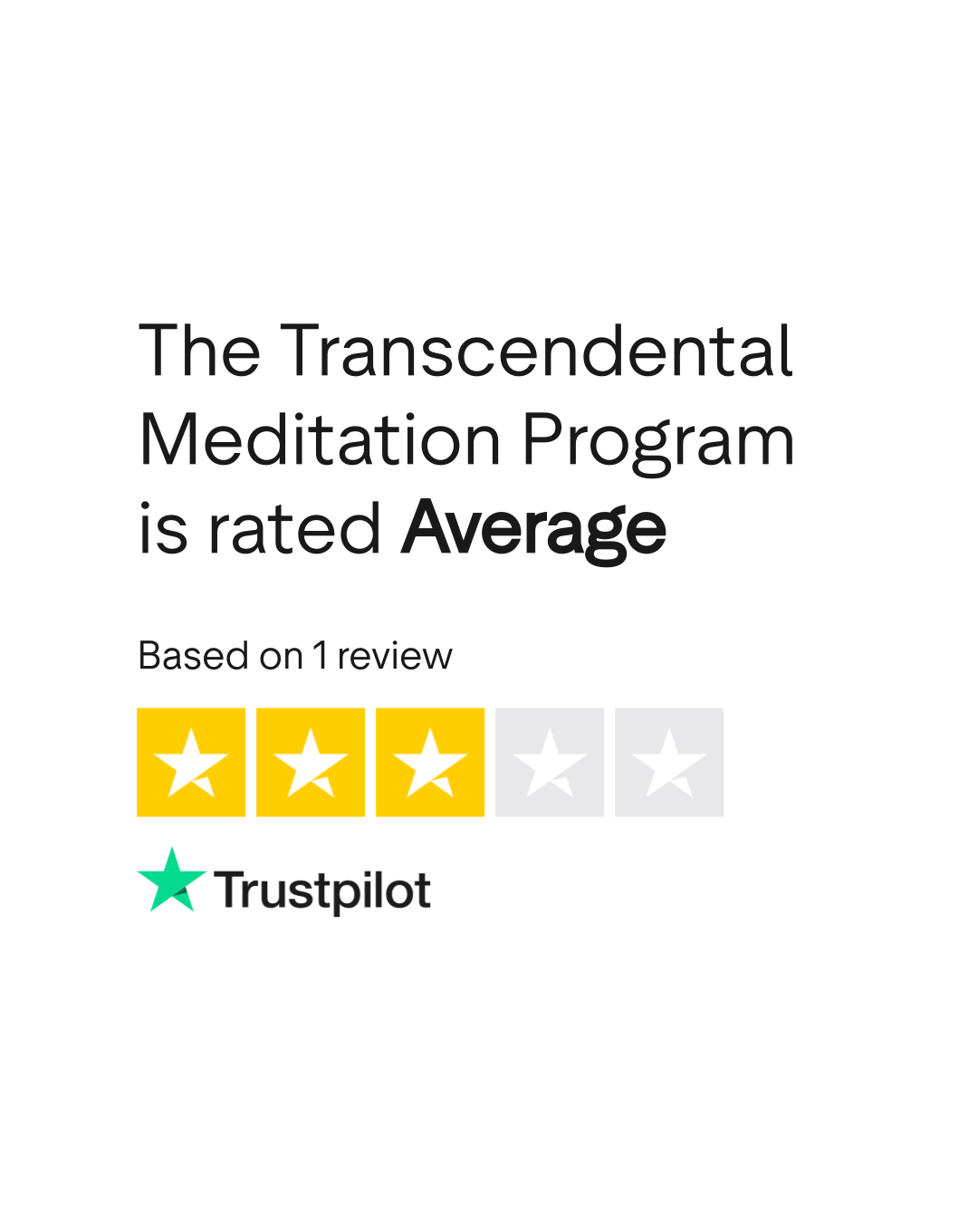 The Transcendental Meditation Program Reviews | Read Customer Service ...