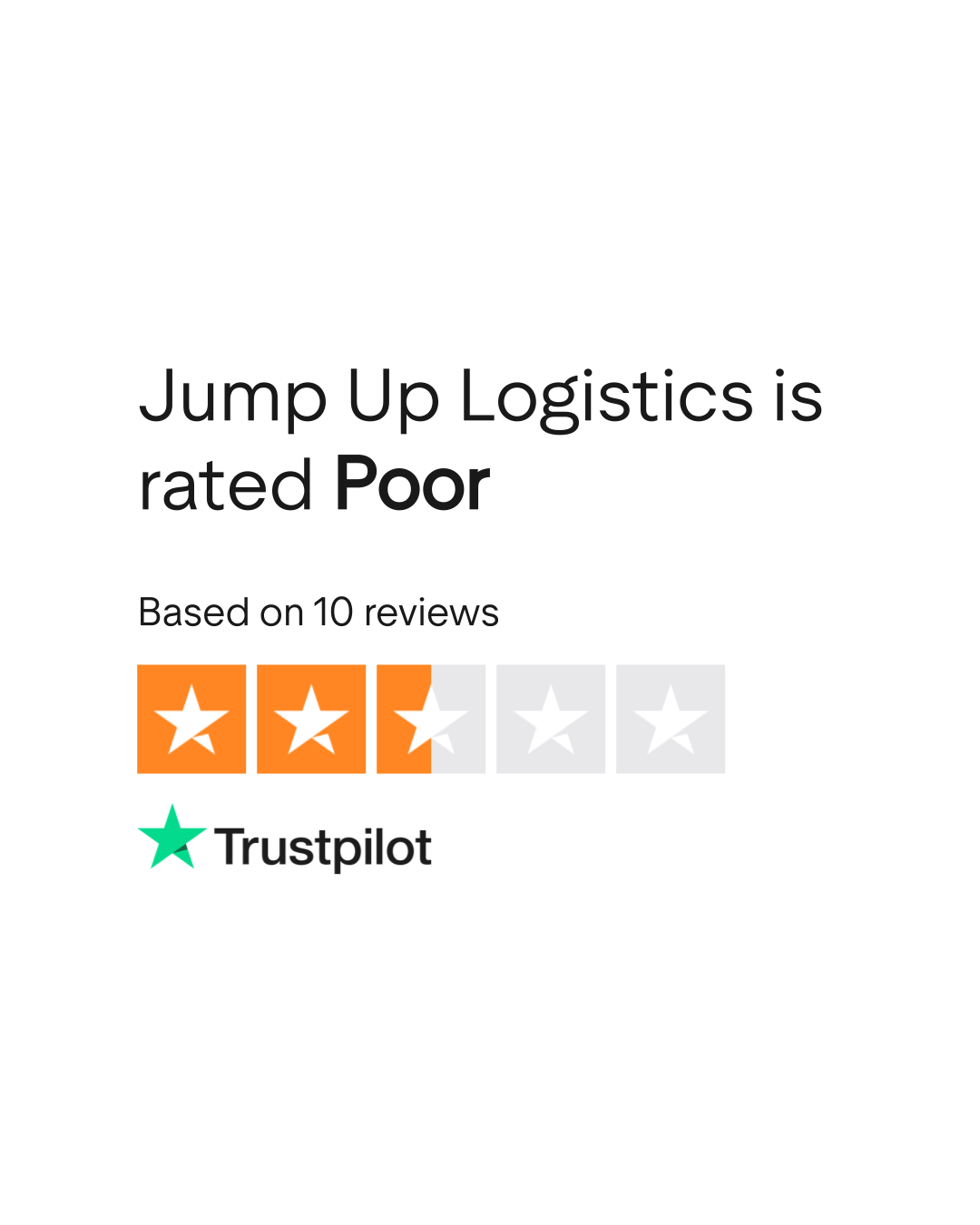 Jump Up Logistics Reviews | Read Customer Service Reviews of ...