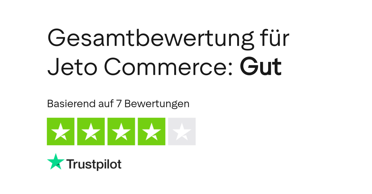 Bewertungen zu Jeto Commerce | Lesen Sie Kundenbewertungen zu jeto ...