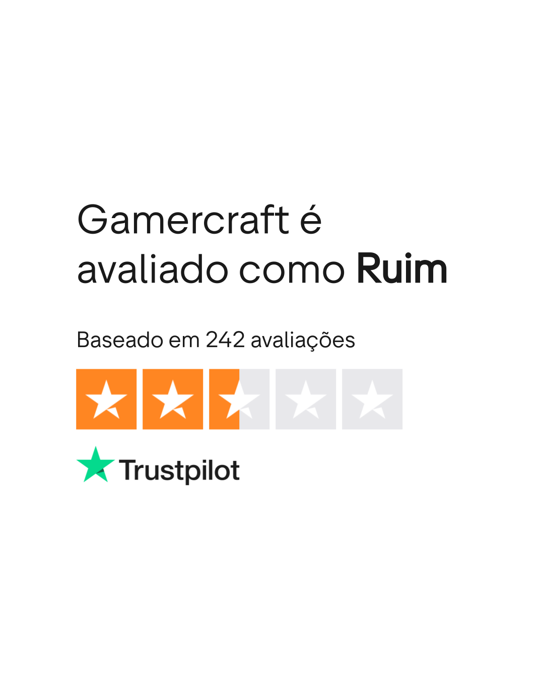 Avaliações sobre Gamercraft | Leia as avaliações sobre o Atendimento ao ...