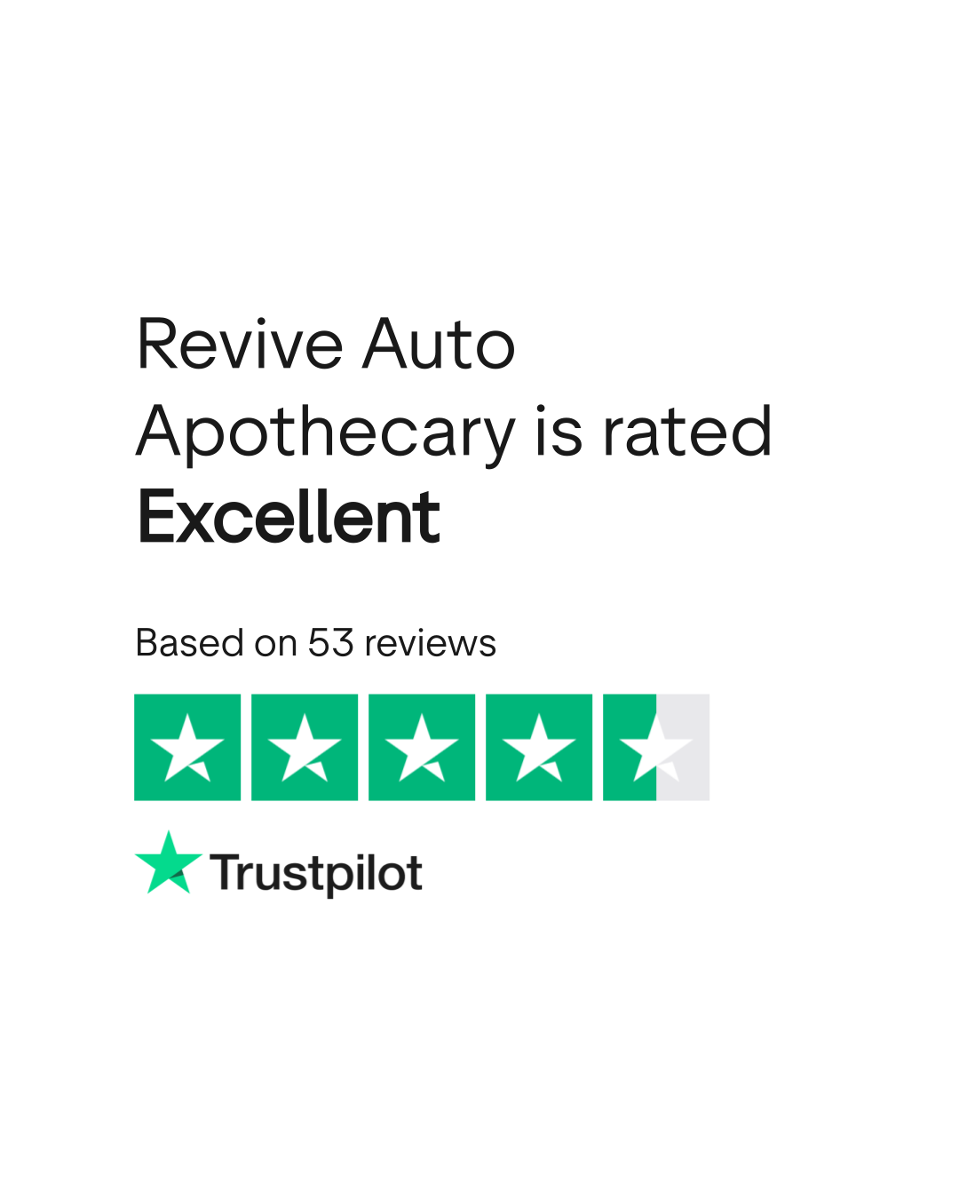 Revive Auto Apothecary Reviews | Read Customer Service Reviews of ...