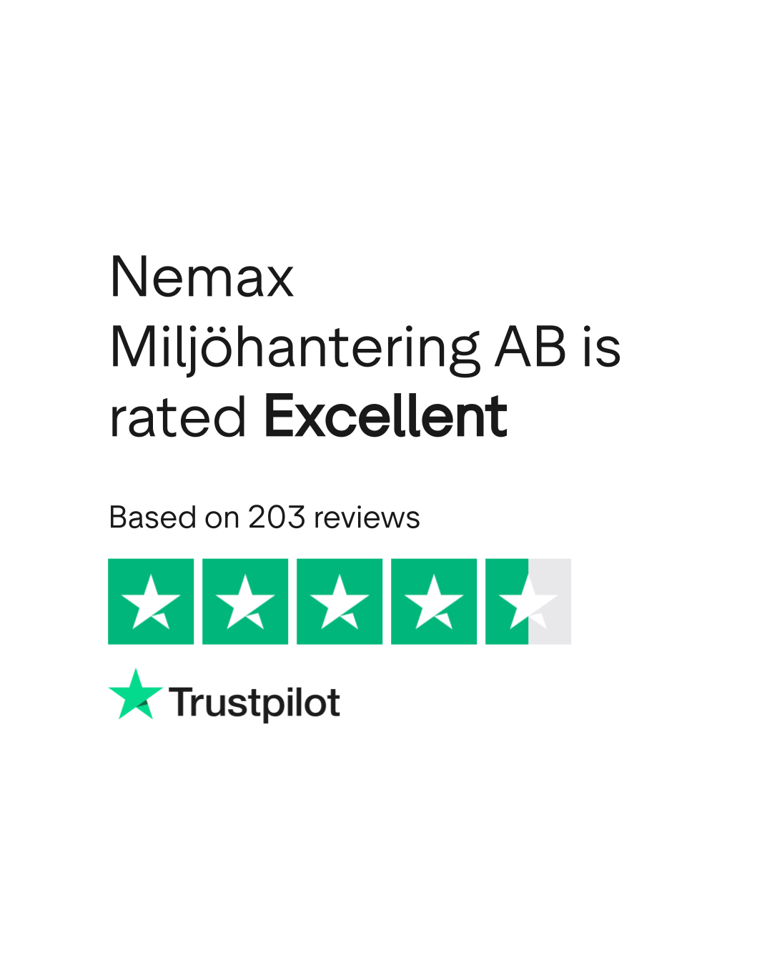 Nemax Miljöhantering AB Reviews | Read Customer Service Reviews of nemax.se