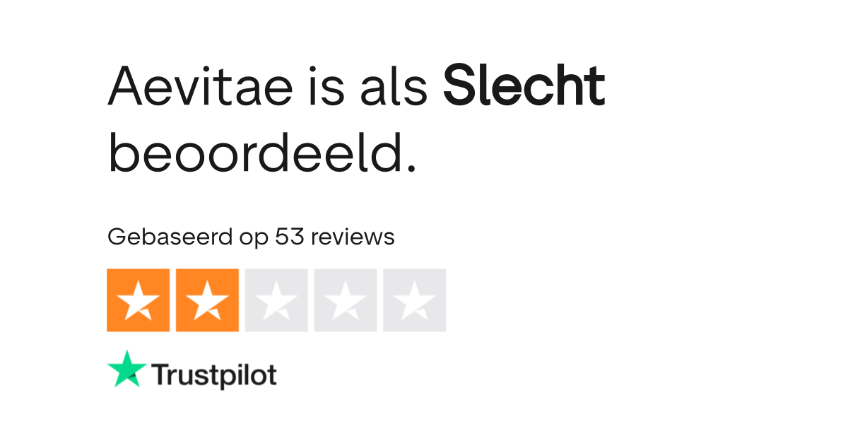 Aevitae reviews | Bekijk consumentenreviews over aevitae.com