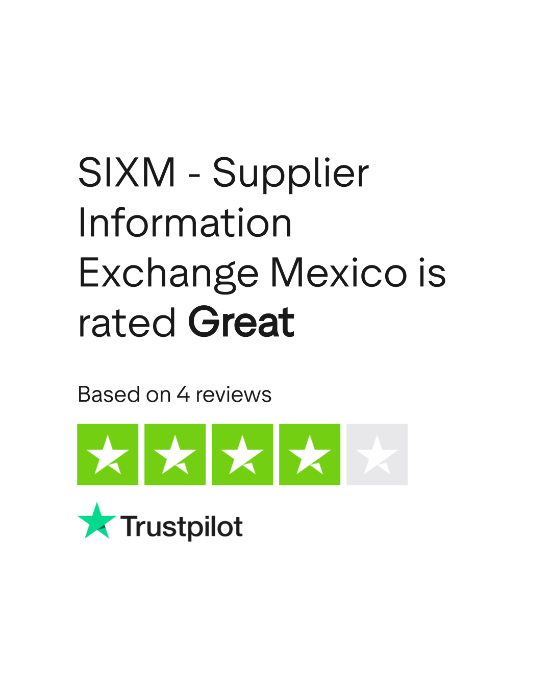 SIXM - Supplier Information Exchange Mexico Reviews | Read Customer ...
