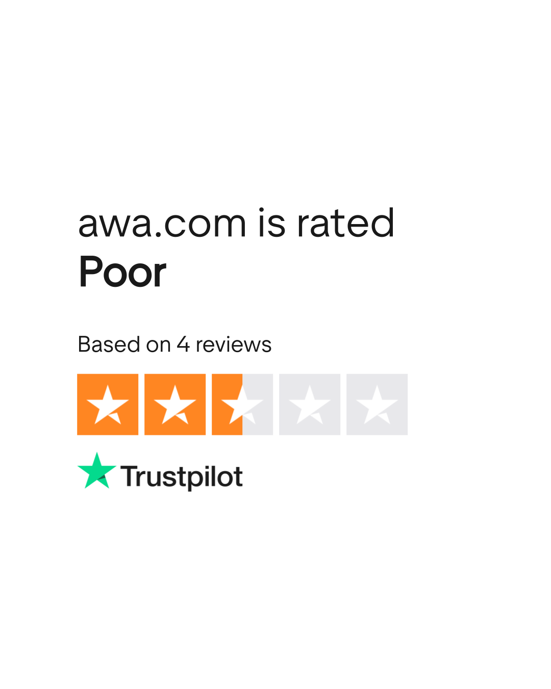 awa.com Reviews | Read Customer Service Reviews of awa.com