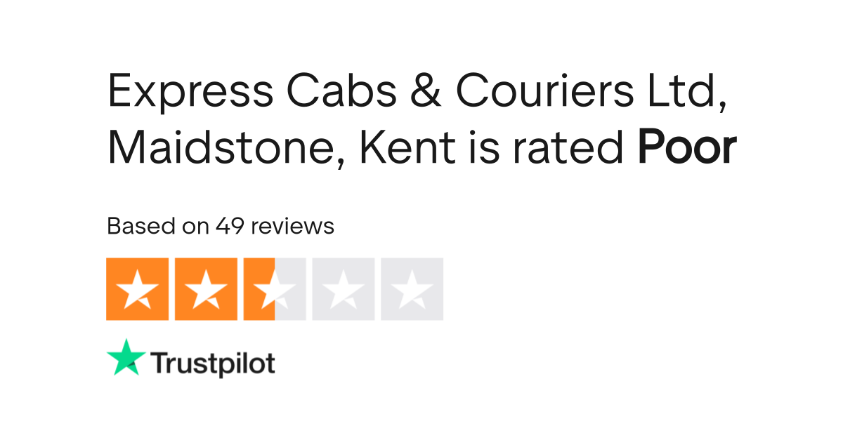 Express Cabs & Couriers Ltd, Maidstone, Kent Reviews | Read Customer ...