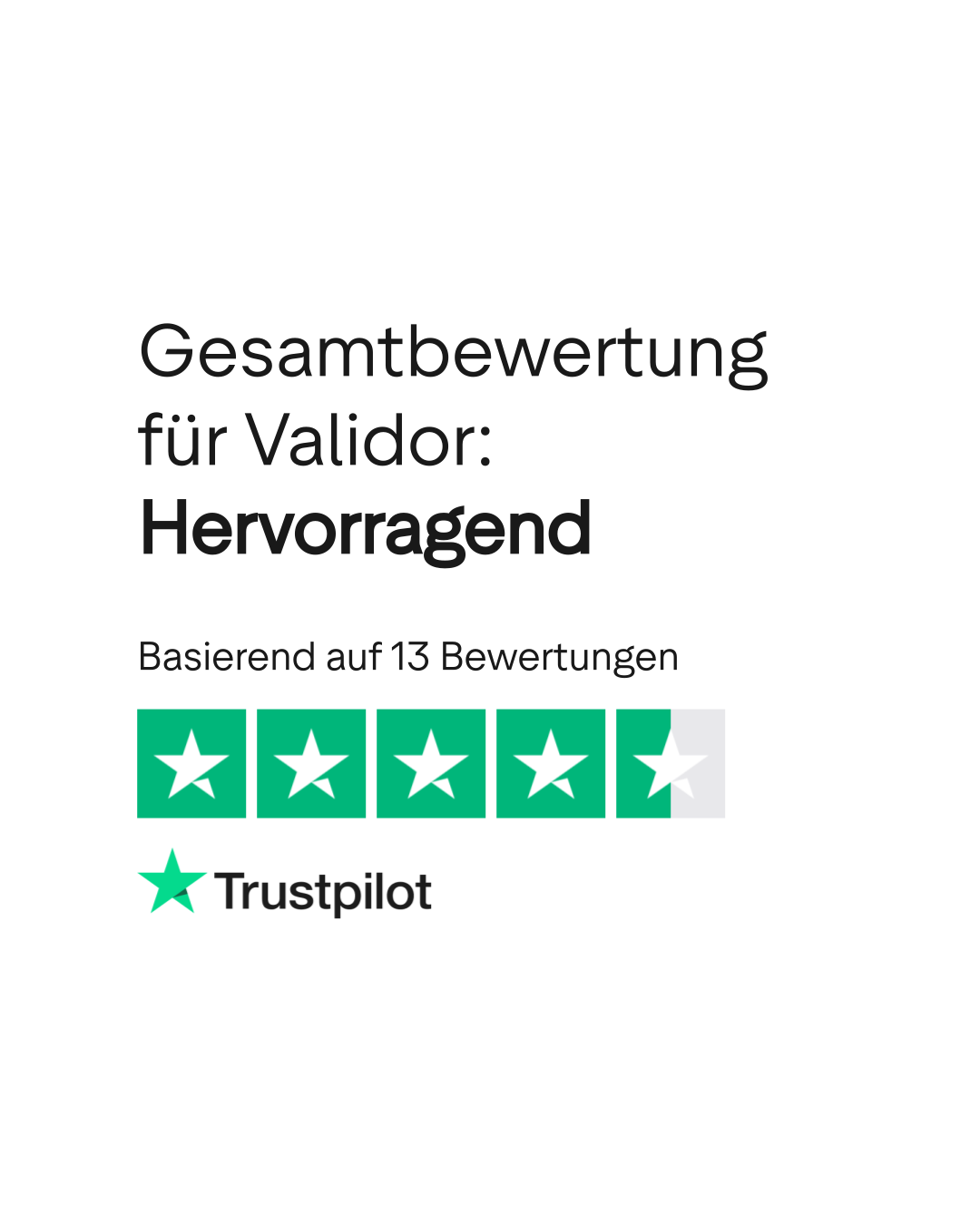 Bewertungen zu Validor | Lesen Sie Kundenbewertungen zu www.validor.de