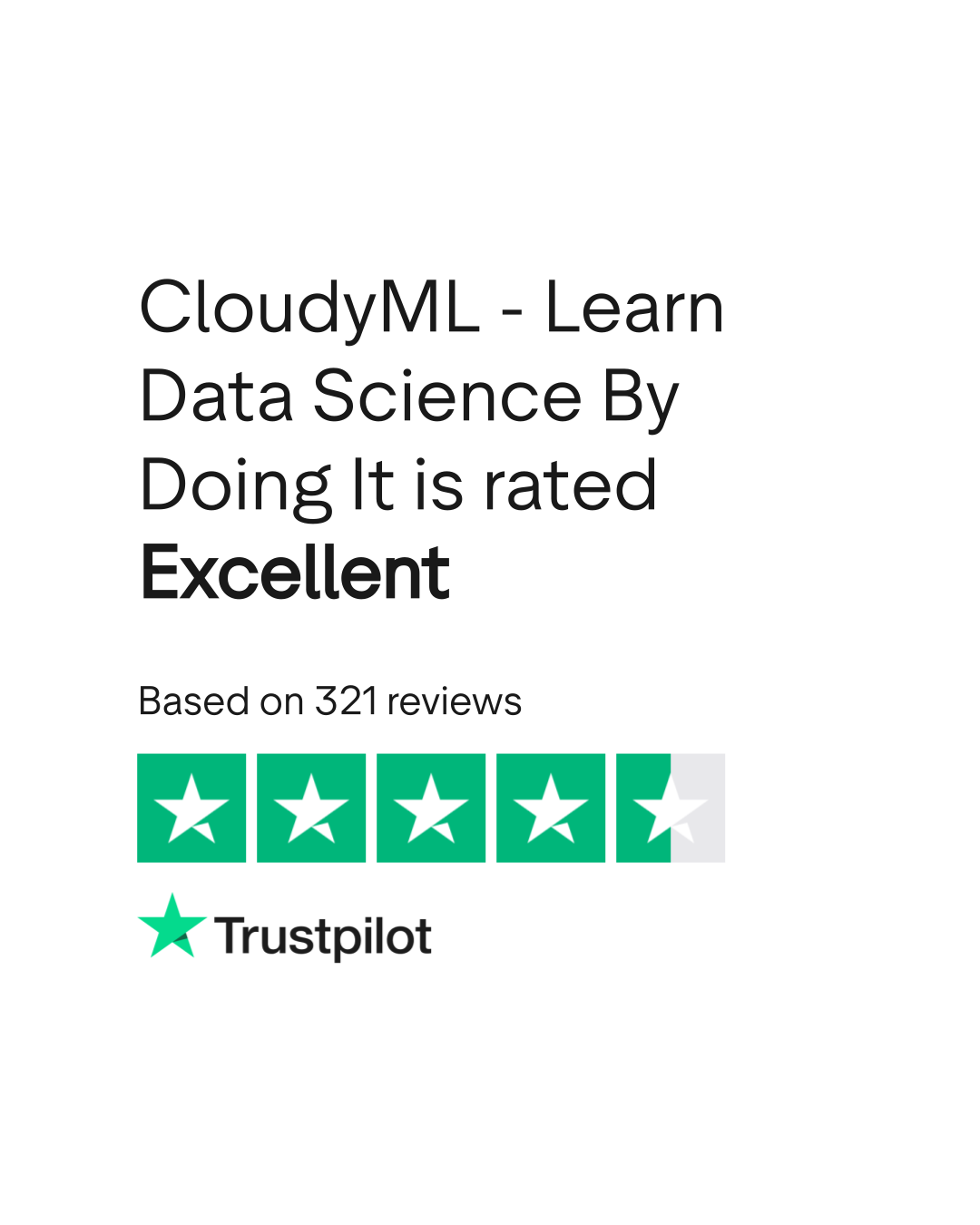 CloudyML - Learn Data Science By Doing It Reviews | Read Customer ...